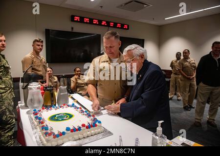 Cmdr. Kenny Myrick, commanding officer of Theater Undersea Surveillance ...