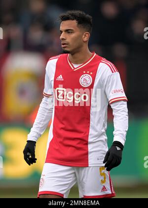 ROTTERDAM - Owen Wijndal of Ajax during the Dutch premier league match ...