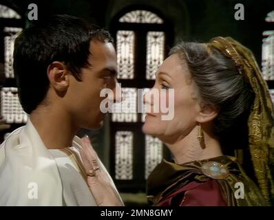 London.UK. Darien Angadi (as Gaius Plautius Silanus) in a scene in (C ...