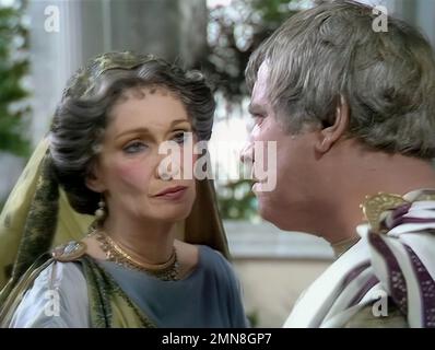 London.UK. Brian Blessed (as Augustus) and Sian Phillips (as Livia) in ...