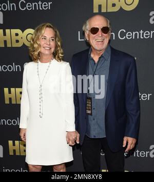 Jimmy Buffett and his wife Jane Slagsvol attending the Lincoln Center ...