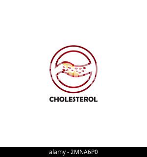 vector of cholesterol plaque illustratrion design Stock Photo - Alamy