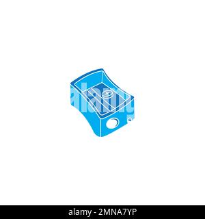 pencil sharpener vector icon,illustration design template Stock Photo ...