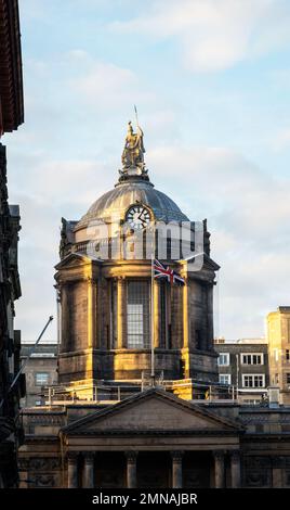Liverpool Townhall clock tower Stock Photo - Alamy