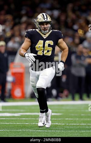 This is a 2023 photo of Adam Prentice of the New Orleans Saints NFL ...