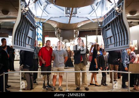 The open bomb bay of a U.S. Air Force B-52 Stratofortress Bomber on the ...