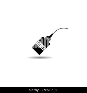 Glue icon vector isolated logo design Stock Photo - Alamy