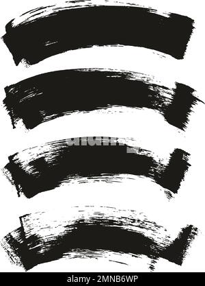 Flat Sponge Regular Artist Brush Short Background & Straight Lines Mix ...