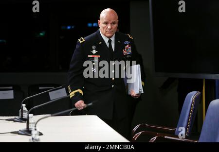 Maj. Gen. Roger L. Cloutier, the U.S. Army Africa commander, provides ...