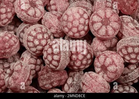 The raspberry and sugar background and texture Stock Photo - Alamy