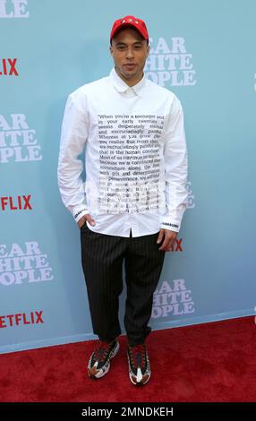 Jemar Michael arrives at the LA Special Screening of the "Dear White ...