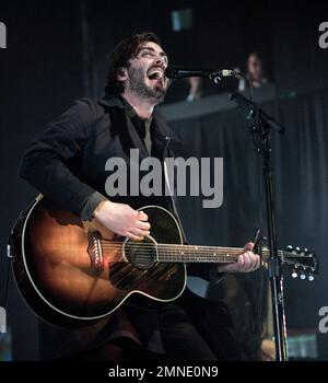 The Los Angeles-based alternative rock band Lord Huron with frontman ...