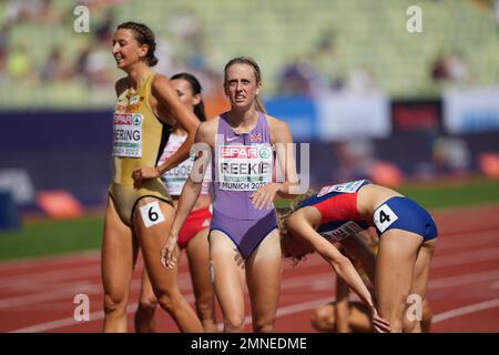 Jemma Reekie participating in the 800 meters of the European Athletics ...