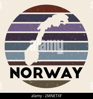 Map of norway logo vector illustration simple design Stock Vector Image ...