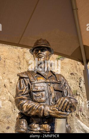 Yarnell, AZ - Nov. 17, 2022: Trail map and information at the Granite ...