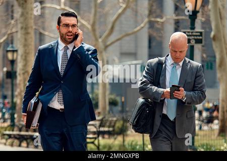 (Left to right) Donald Trump's attorneys Lindsey Halligan, James Trusty ...
