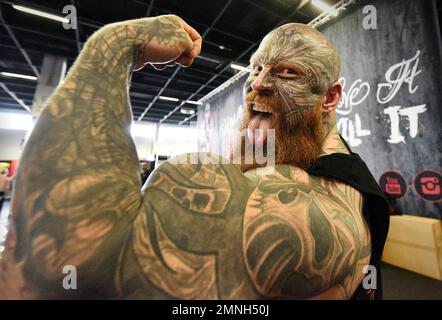 12 April 2018, Germany, Cologne: Hermann Buehlbecker, Erna Klum ...