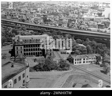Naval Hospital Chelsea, Massachusetts. Left: Dependents Unit, WAVES ...