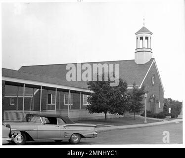 Naval Hospital Chelsea, Massachusetts. Front view of main hospital ...