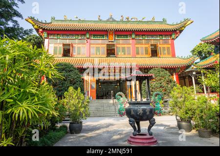 Details of Ching Chung Koon Temple at New Territories, Hong Kong, 2016 ...