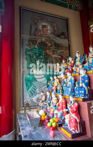 Details of Ching Chung Koon Temple at New Territories, Hong Kong, 2016 ...
