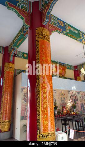 Details of Ching Chung Koon Temple at New Territories, Hong Kong, 2016 ...