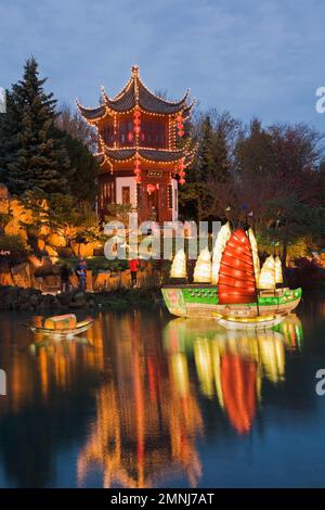 Dream Lake and Magic of Lanterns exhibit with Tower of Condensing ...