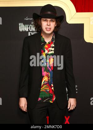 Matty Cardarople attends Netflix's "A Series of Unfortunate Events ...