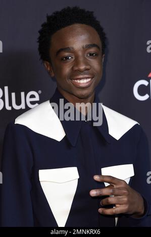 Caleb McLaughlin attends the "Stranger Things" season 3 screening event ...