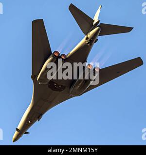 The 412th Test Wing launched 419 Flight Test Squadron’s B-1B Lancer ...