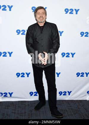 Actor Mark Hamill poses backstage before his talk with Frank Oz at 92Y ...