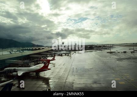 A view of the main terminal of HKIA, Hong Kong Stock Photo - Alamy