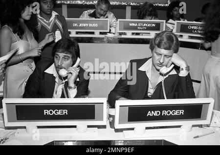 Roger And Roger at the Save Your Sports Telethon at KHJ TV Studios in ...