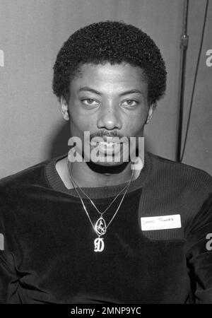 Derrel Thomas at the Save Your Sports Telethon at KHJ TV Studios in Los ...