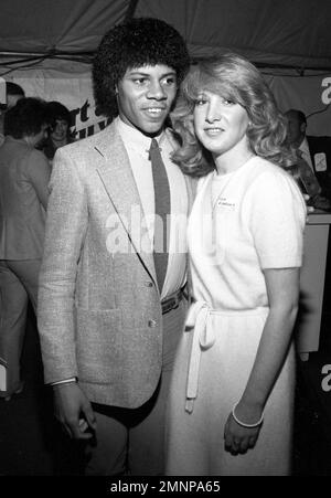 Stoney Jackson and Allyn Rosenzweig at the Save Your Sports Telethon at ...