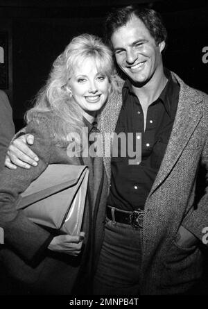 Morgan Fairchild and Josh Taylor at the Save Your Sports Telethon at ...