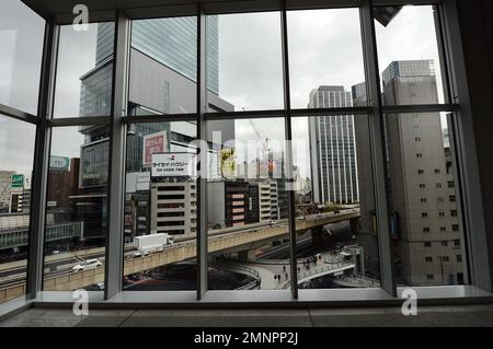 The Shibuya Hikarie building seen from the Shibuya Stream building in ...