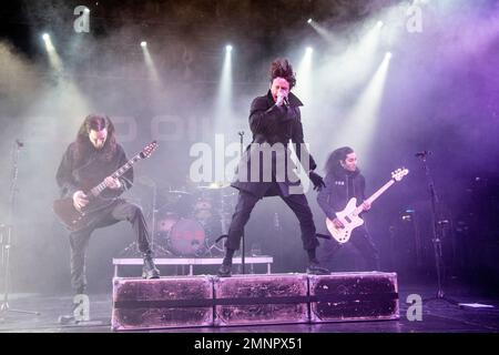 Joakim "Jolly" Karlsson, left, Noah Sebastian, and Nicholas Ruffilo of ...