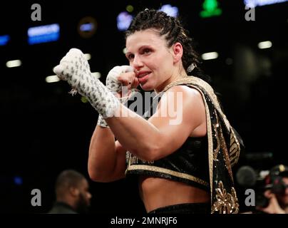 Alicia Napoleon of the United States poses during weigh ins for a ...