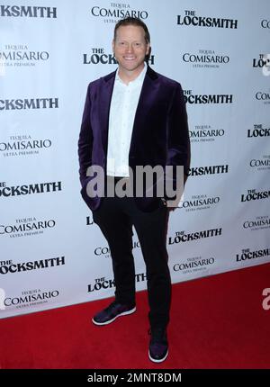 Bourke Floyd arrives at The Los Angeles Premiere of The Locksmith held ...