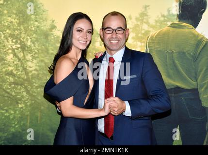 James Murray, right, and wife Melyssa Murray attend the "Knock at the ...