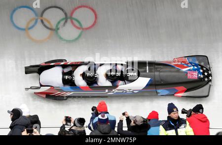 Driver Nick Cunningham and Hakeem Abdul-Saboor of the United States ...