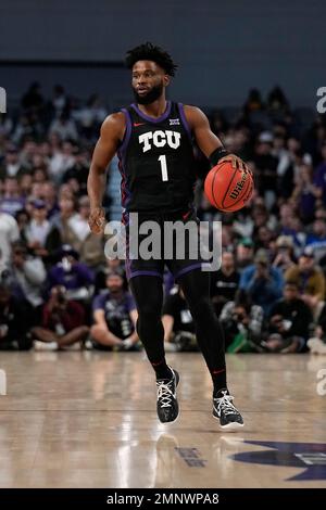 TCU guard Mike Miles Jr. (1) in the second half of a second-round ...