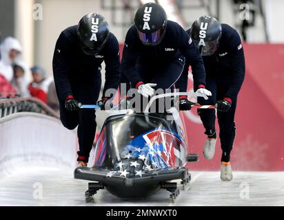 Driver Nick Cunningham and Hakeem Abdul-Saboor of the United States ...