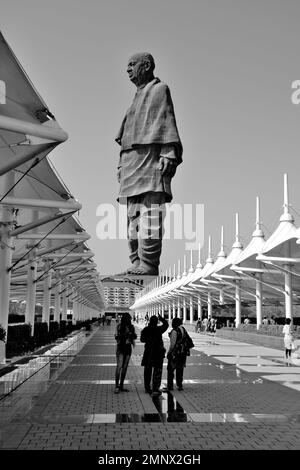 Statue Of Unity, colossal statue of Vallabhbhai Patel, tallest statue in the world, located in ...