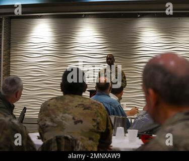 Col. Kenneth McGhee, 91st Missile Wing commander, explains the layout ...