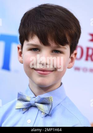 Iain Armitage arrives with his family at the world premiere of "Peter ...