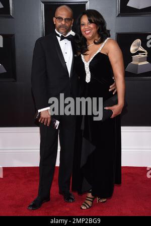 Charles Berry Jr., left, and Cheryl Berry arrive at the 60th annual ...