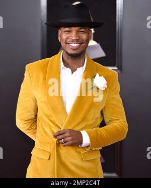 Ne-Yo at the 60th Annual GRAMMY Awards held at Madison Square Garden on ...