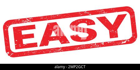 EASY TO USE text written on red trapeze stamp sign Stock Photo - Alamy